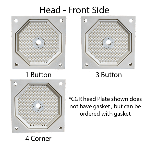 0470mm [18.500″] Cloth & Gasket (CGR) Recess Chamber Filter Plate ...